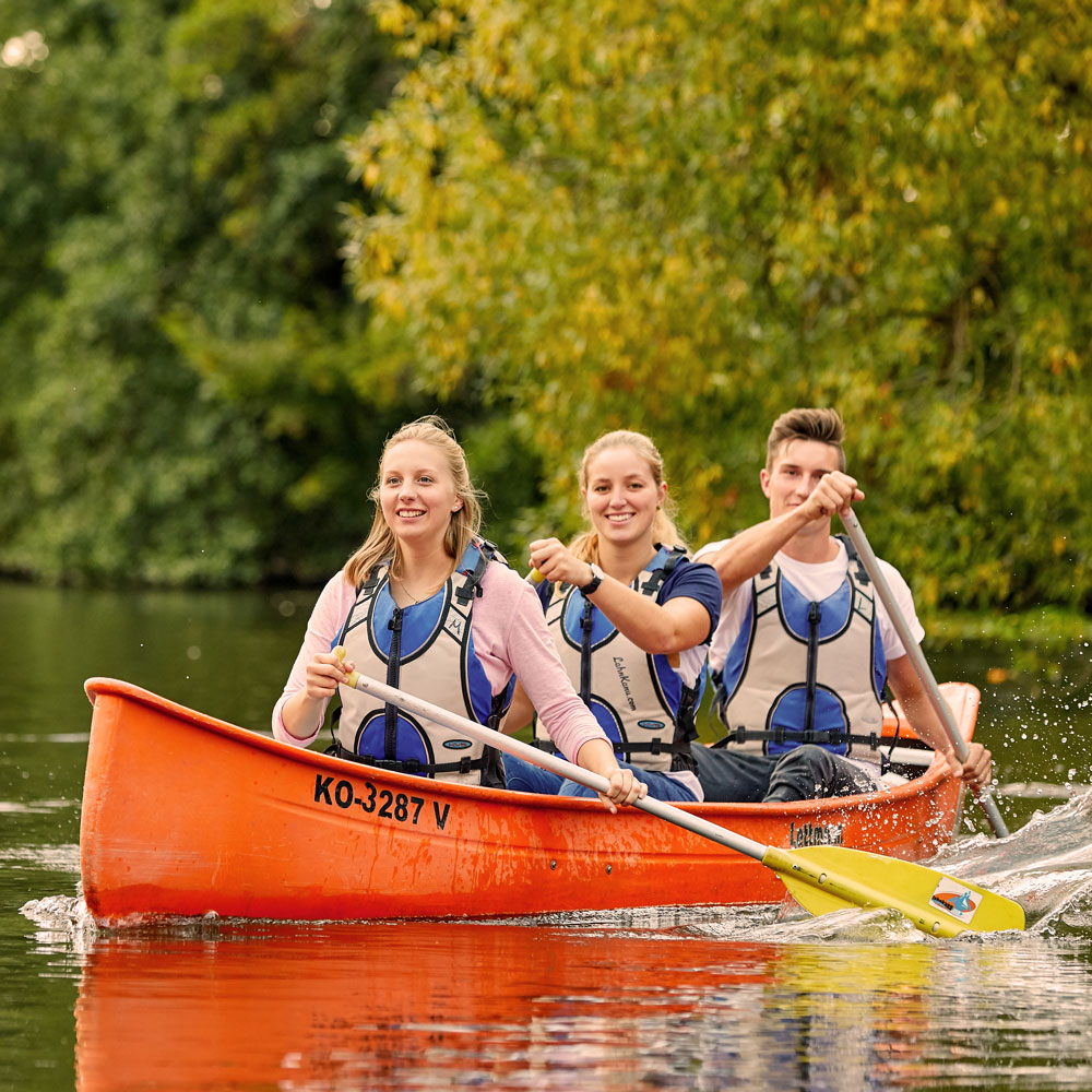 Kanutouren auf der Lahn in Hessen buchen | Kanutours Gießen