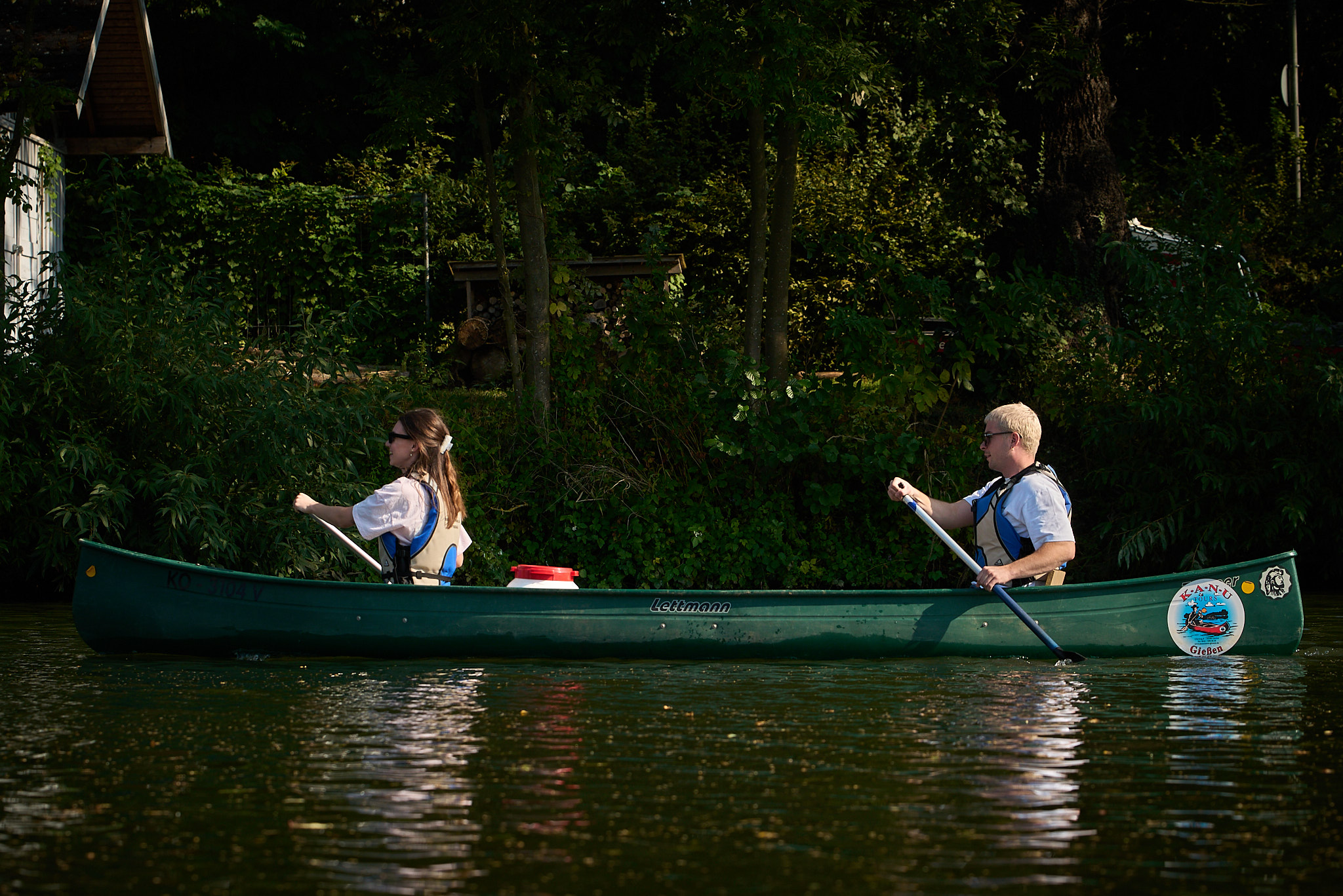 Halbtagestour Gießen - Badenburg - Gießen - Kanutours Gießen